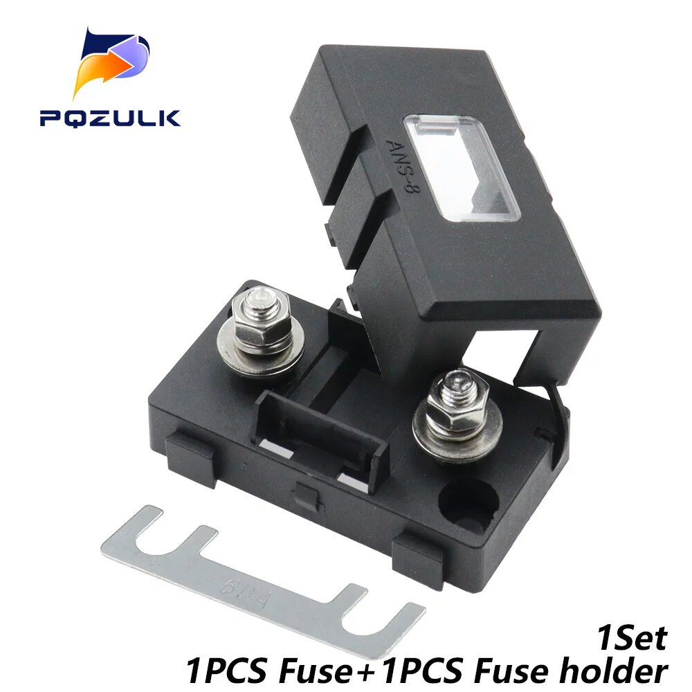 PQZULK Автомобильный блок предохранителей Car fuse box 100A, 1Set U Fuse Holder-1