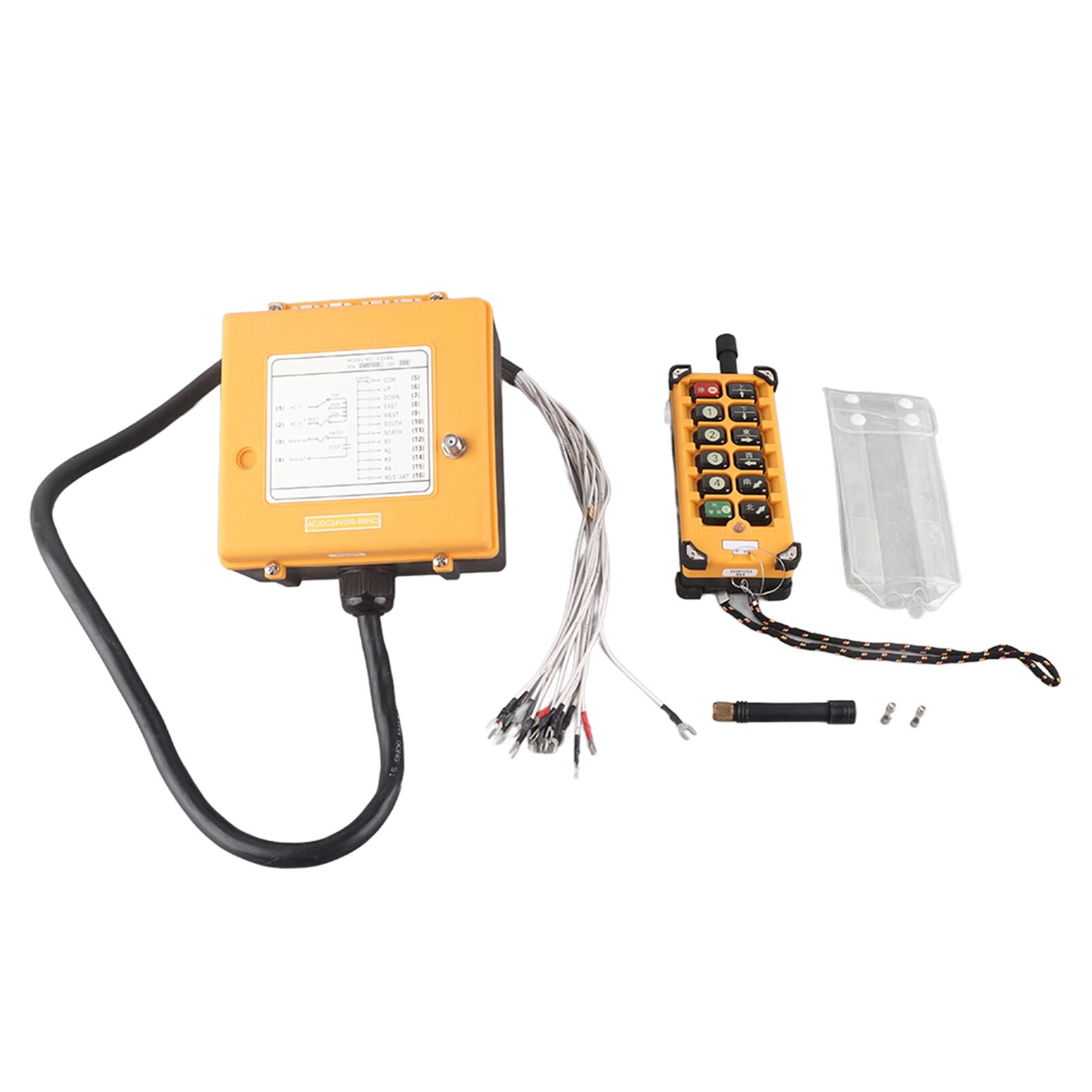 Кнопочный переключатель для подъемной цепной тали с пультом дистанционного управления, 12 кнопок