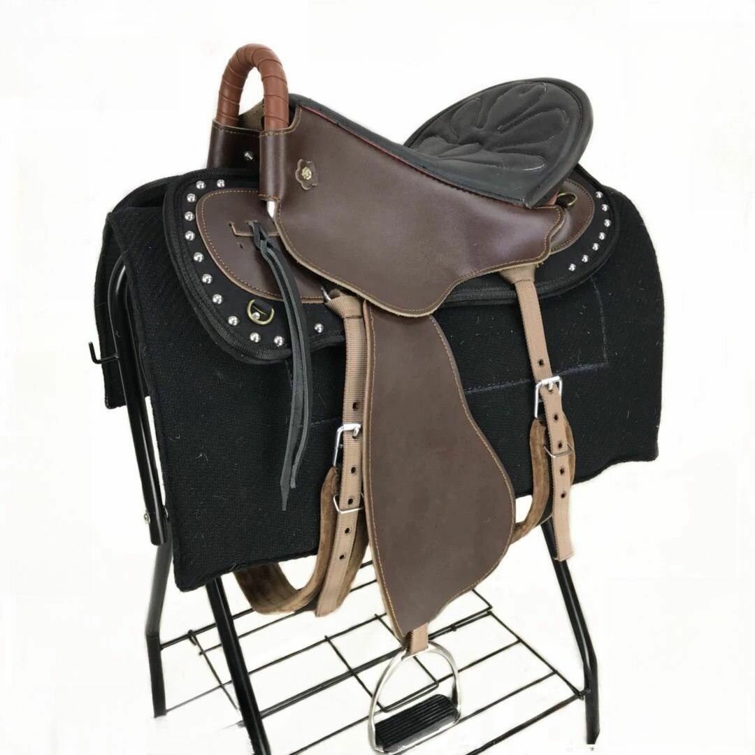 Полный комплект кавалерийских седел (большой размер), Подходит для лошадей с высотой плеч более 1,3 м