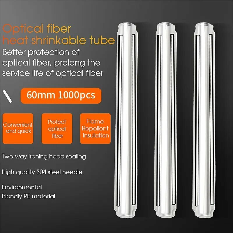 COMPTYCO Термоусаживаемая защитная гильза КДЗС (комплект для защиты сварных соединений) 2 металлических прутка, 60мм*5мм 1000 шт