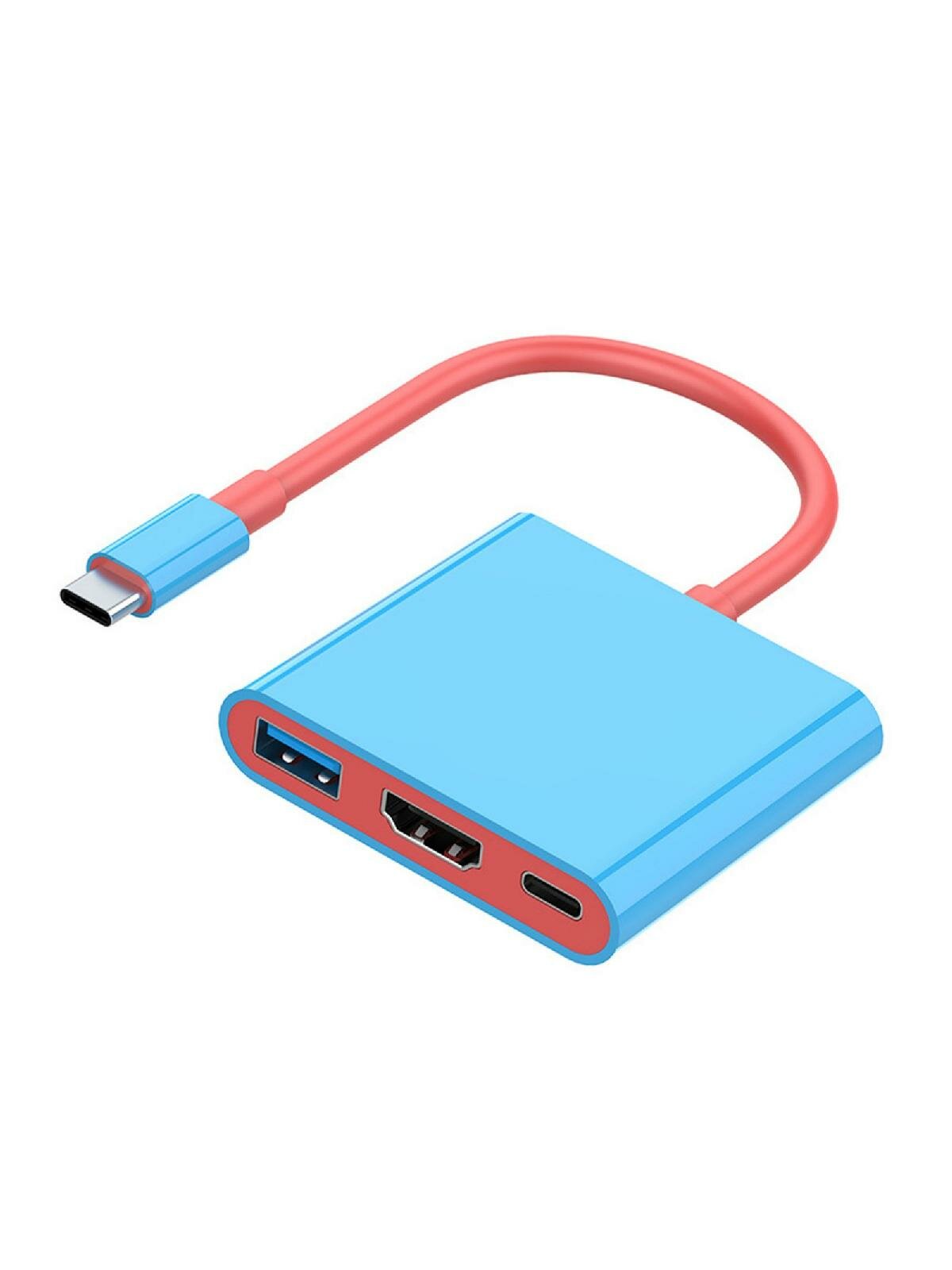 3 in 1 USB C Docking Station Portable TV Adapter Support for Switch TV Dock Station Gaming and Office Use Accessories