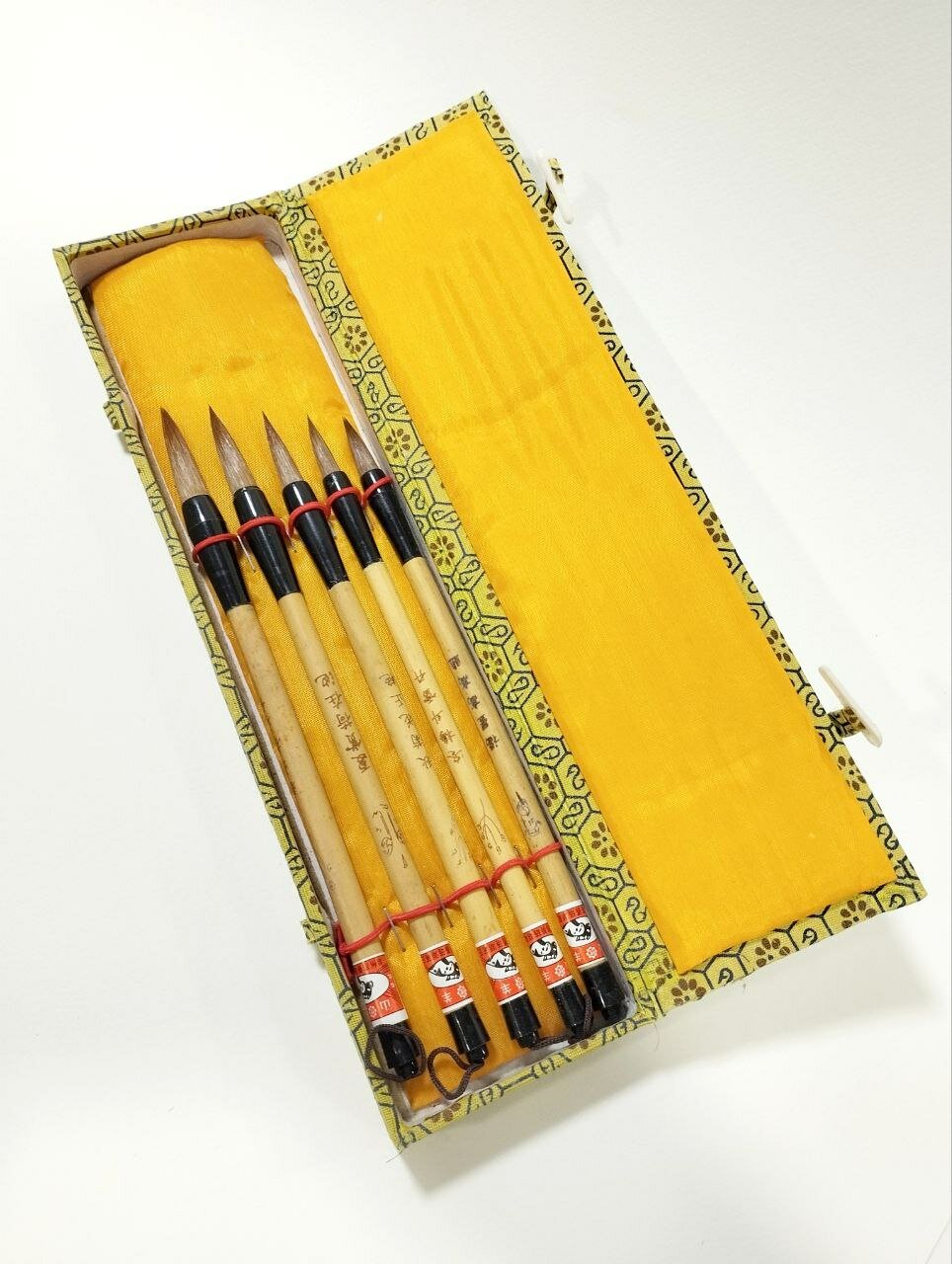 Набор из 5 бамбуковых кистей для каллиграфии