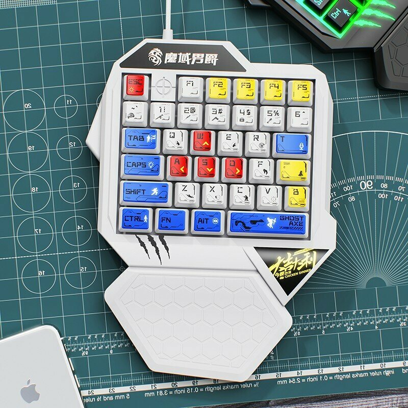 Механическая проводная игровая клавиатура Magic Domain Baron Mobile Throne, универсальная, с подсветкой, бесшумная, для