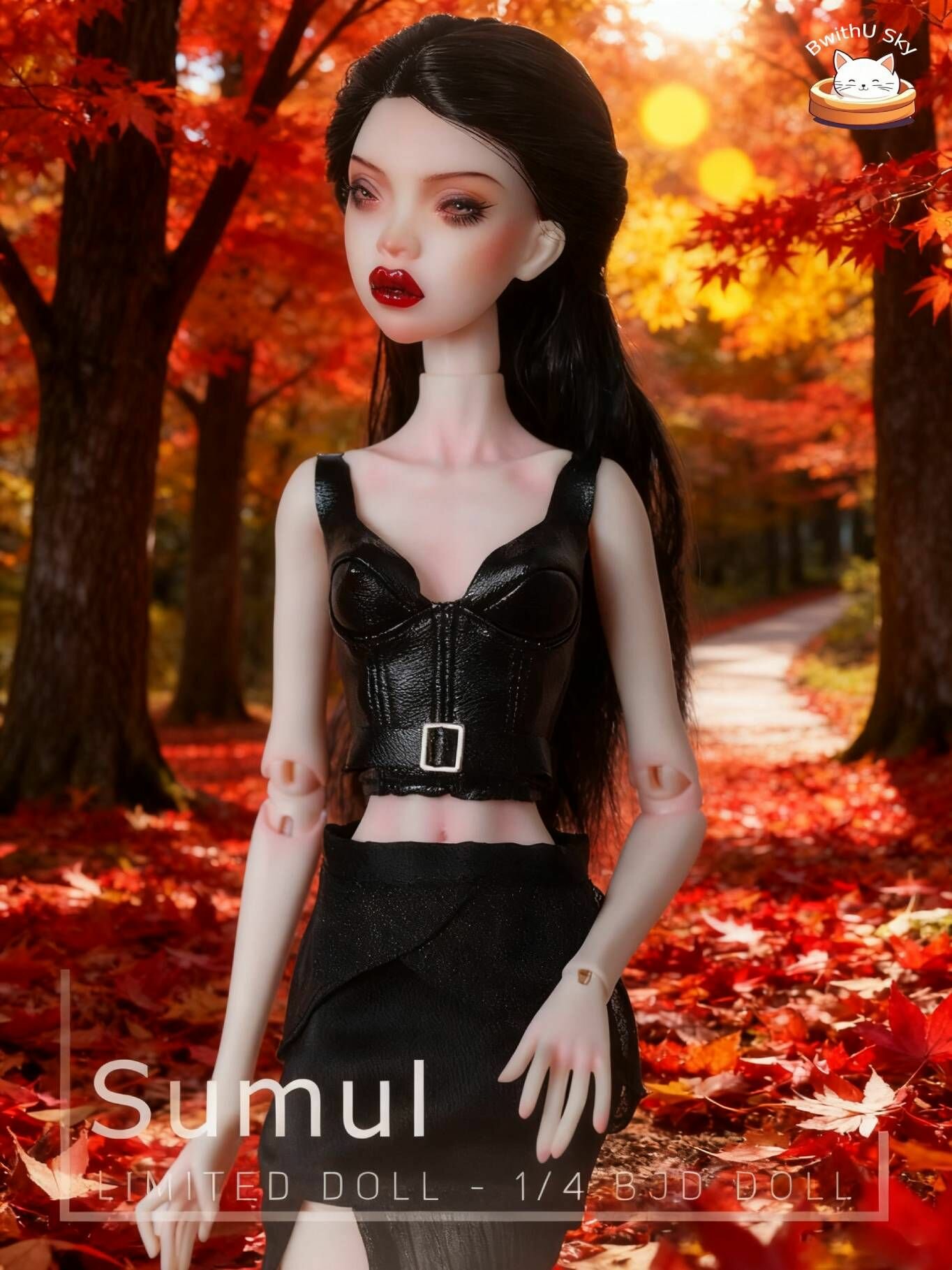 Кукла BwithUSky "Sumul", 1/4, готический стиль, пластик, винил