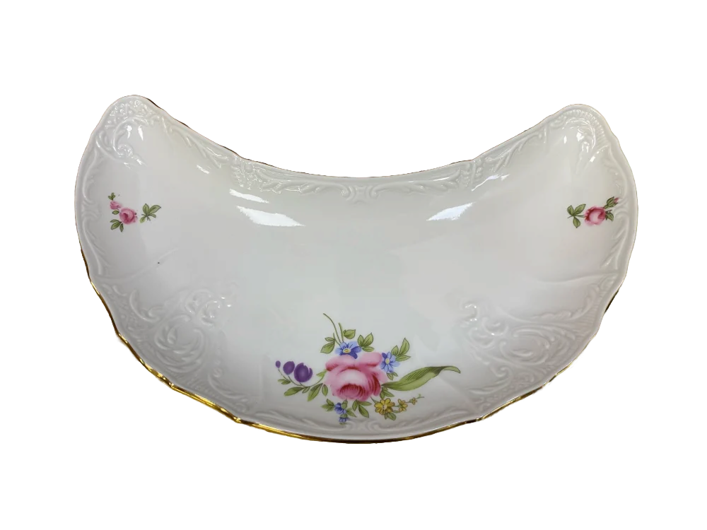 Миска для костей; "Bernadotte", декор "Мейсенский букет", Thun/ БТФ0240