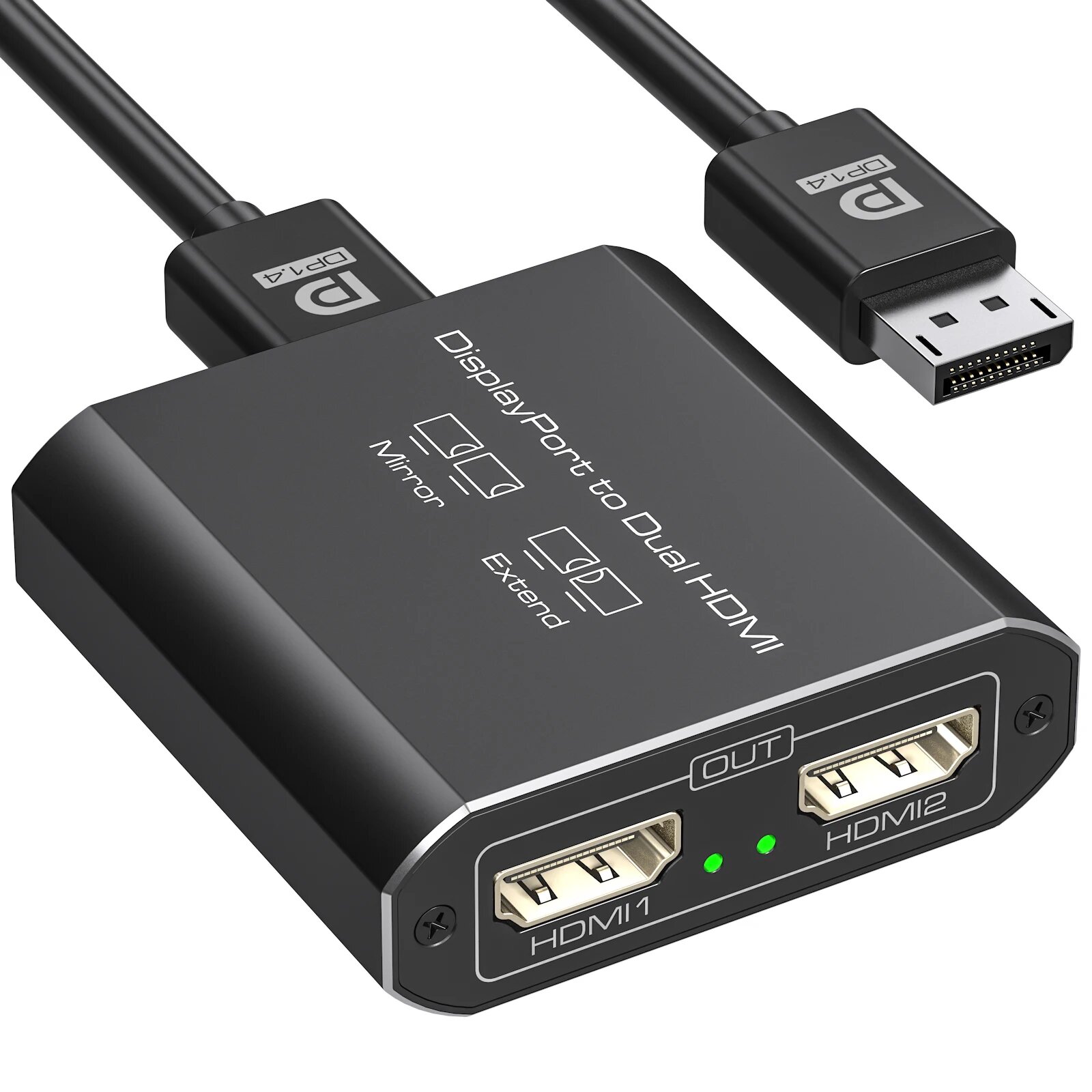 Разветвитель DisplayPort to Dual HDMI 4K 120Гц/60Гц