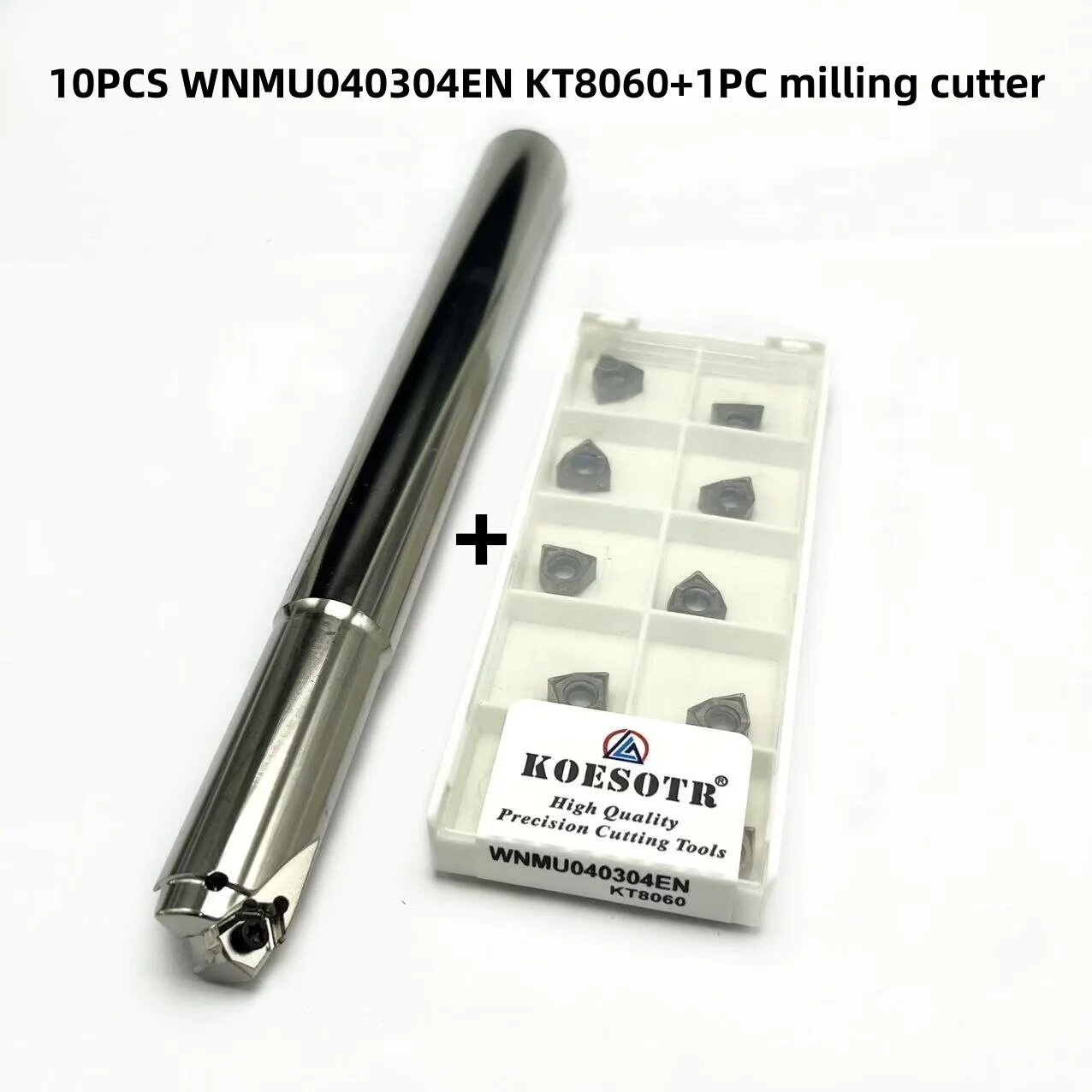 Фреза KOESOTR WNMU040304 KT8060, MFWN C16-16-120-2T