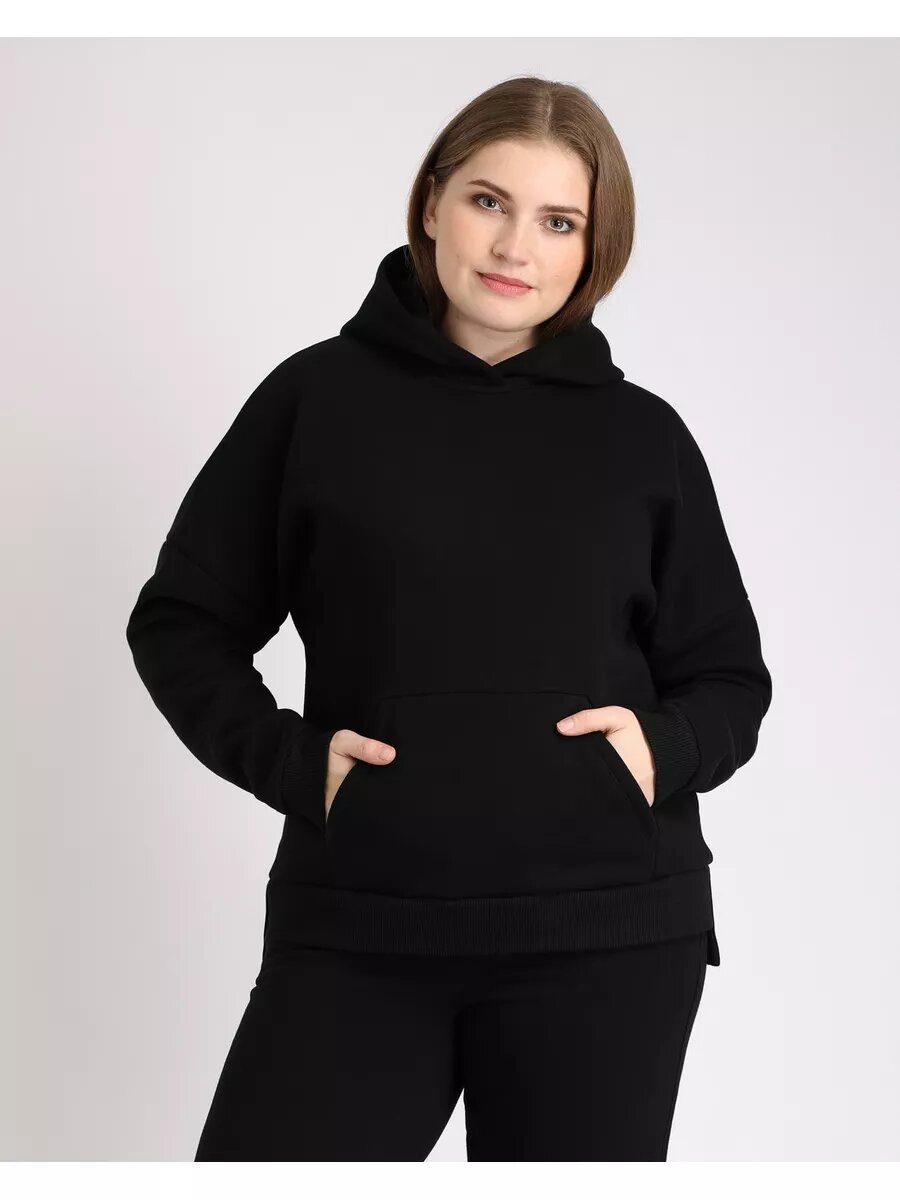 Худи спортивное с капюшоном, утепленное, высокое качество, тренд 2025