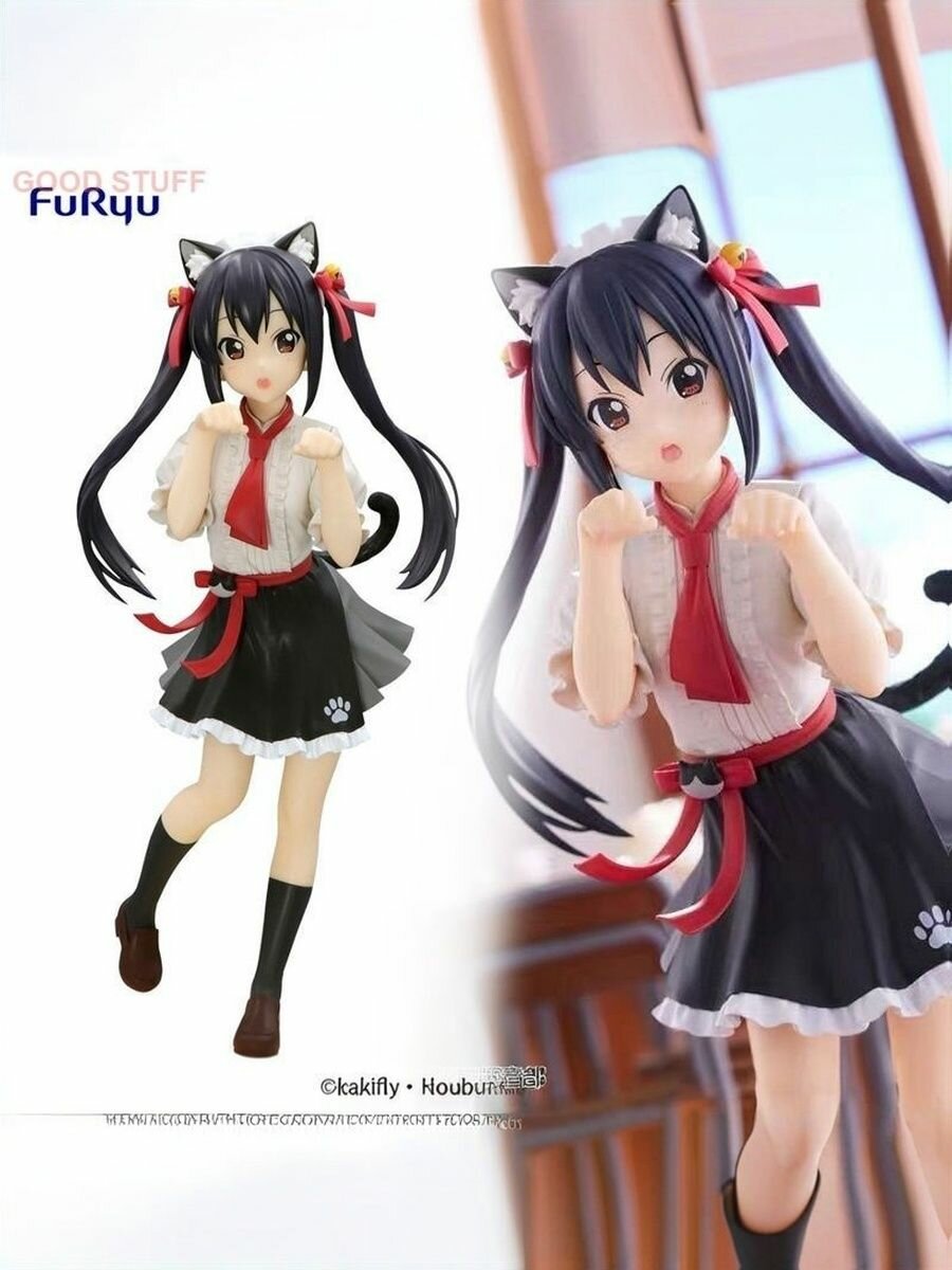 Фигурка Кошка-девочка Хирасава Юи и Накано Азуса из Кэйон (K-On) - Аниме аксессуары и статуэтки