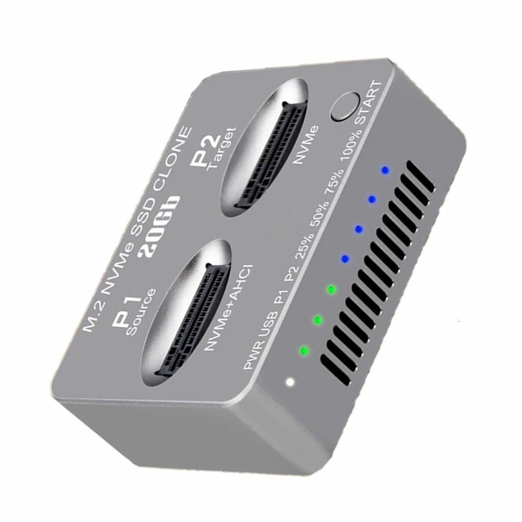 Док-станция для NVMe с двумя слотами M.2