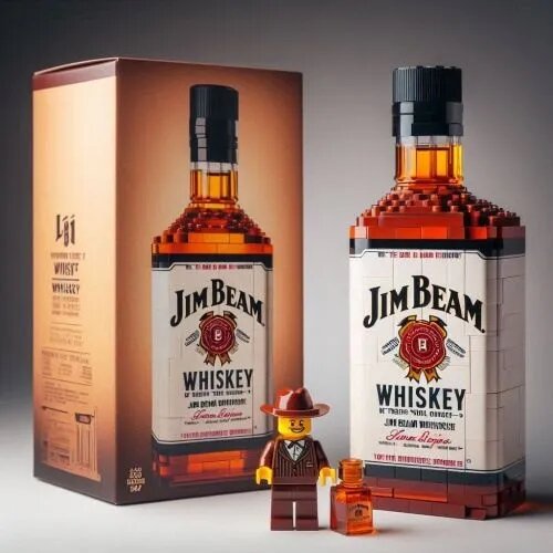 Конструктор 3D бутылка Maker's Mark Bourbon