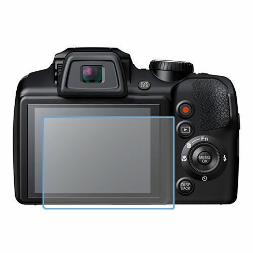 Скрин Мобайл защитный экран для фотоаппарата Fujifilm FinePix S8200 из нано стекло 9H