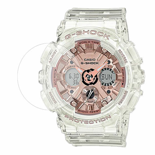 Скрин Мобайл защитный экран для часов Casio GMA-S120SR-7A из гидрогелевая плёнка прозрачная