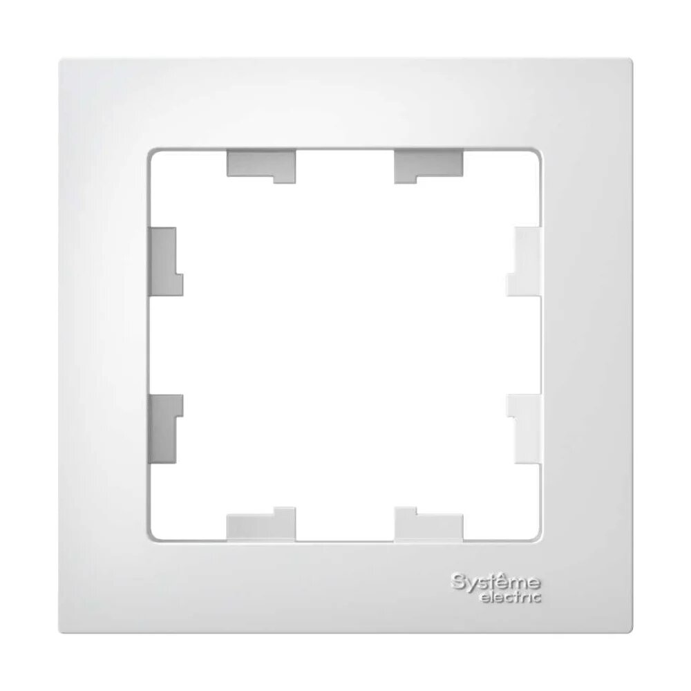 Рамка Systeme Electric 1-м ATLAS DESIGN белая ATN000101