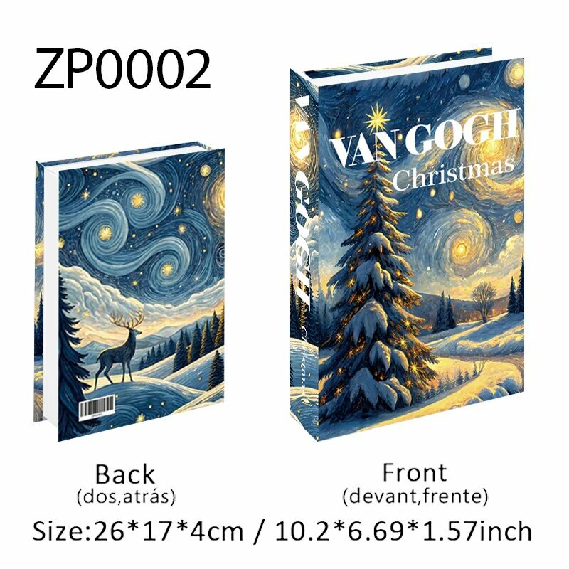 Декоративные книги в стиле бохо Моне, роскошная коробка для хранения поддельных книг Ван Гог Матисс, украшение интерьера дома, журнальный столик, декор для спальни