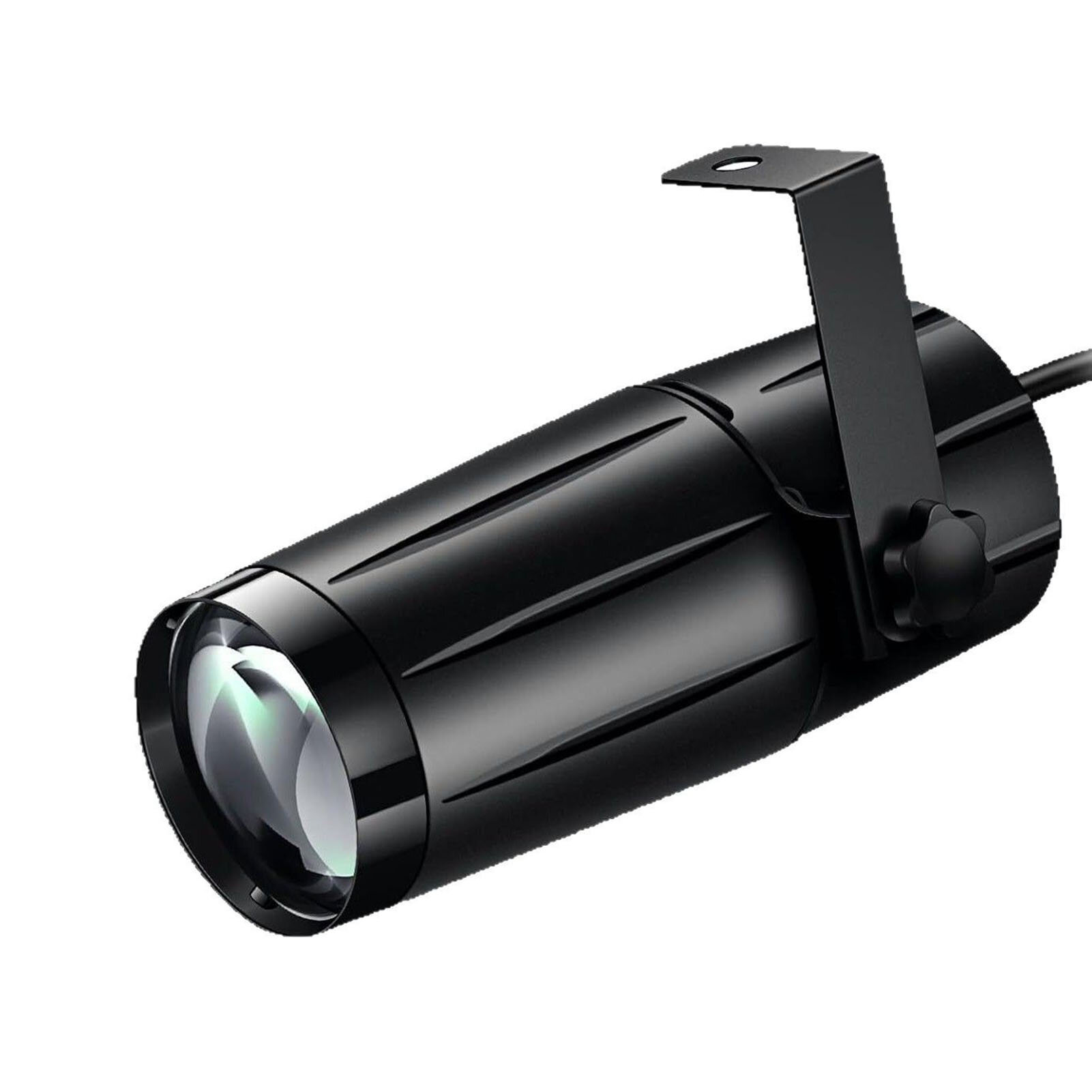 LED Stage Spot Light White 3W LED Mirror Ball Spot Light with Adjustable Bracket for Disco Nightclub KTV Bar