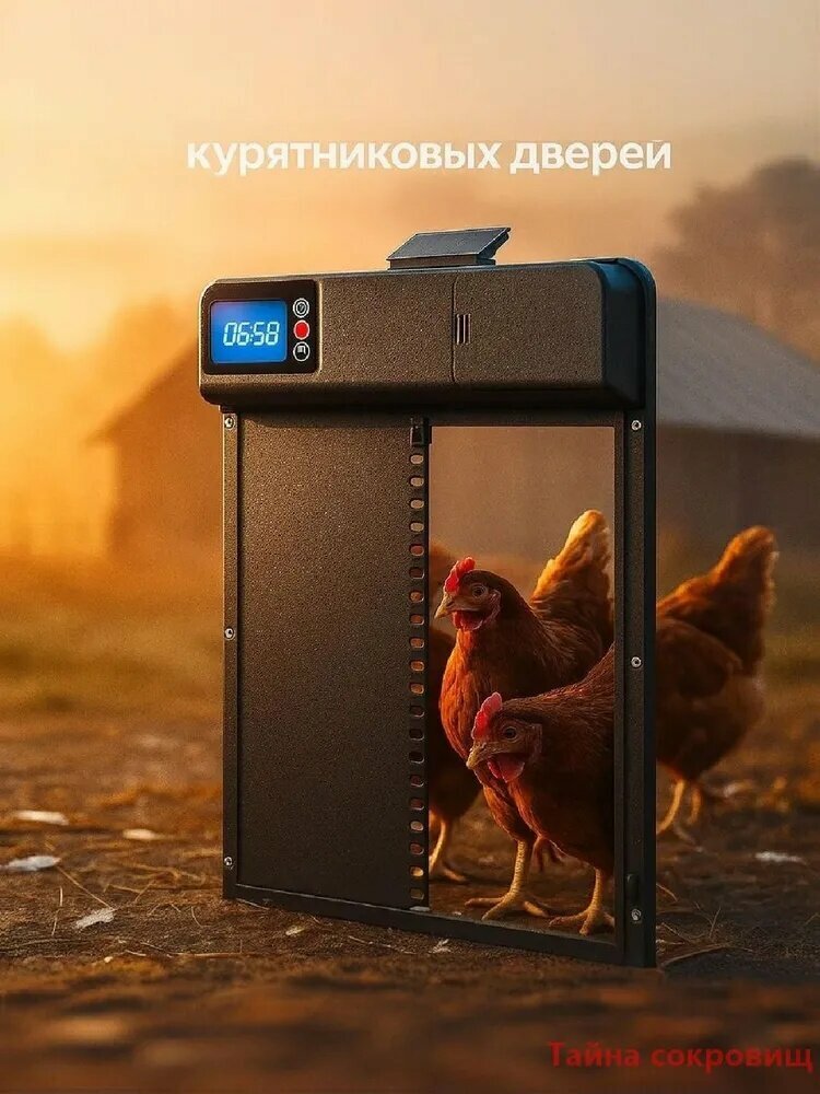 Автоматическая дверь для курятника