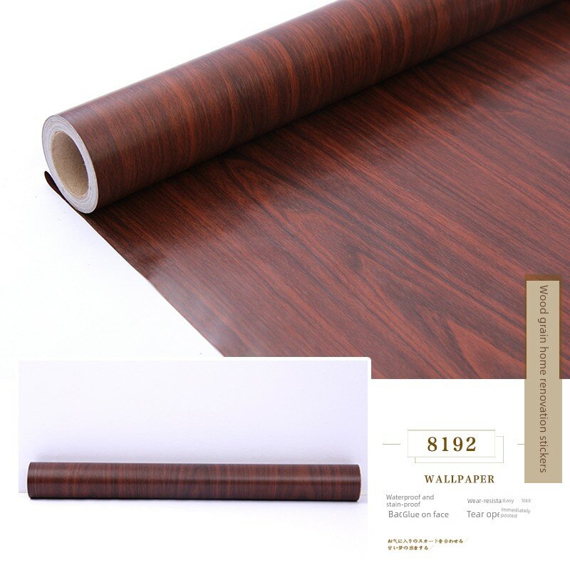 Сверхтолстые самоклеящиеся наклейки из 3D-бумаги с текстурой грушевого дерева для дверей, шкафов, тумб, столешниц,