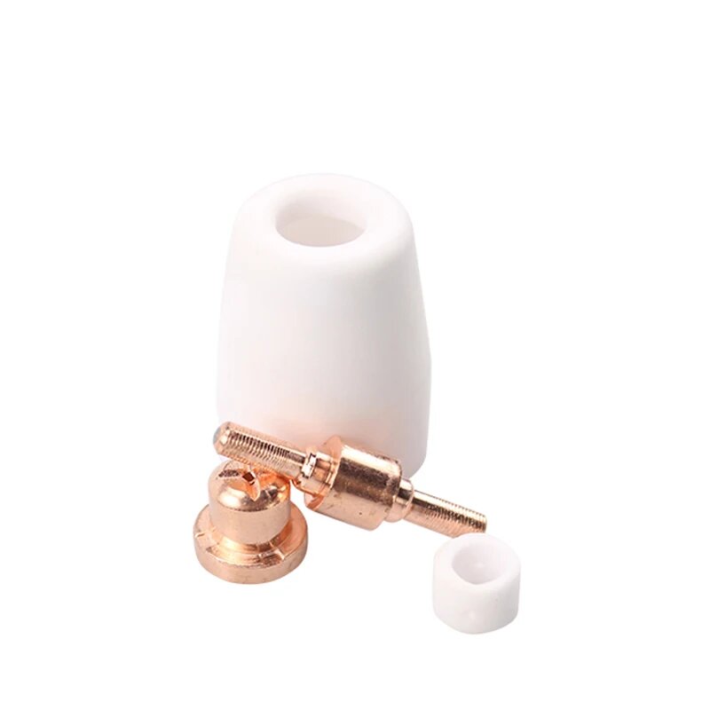 Расходные материалы для резака, Удлиненные Наконечники, электроды, газовое кольцо и фарфоровые кожухи для плазменного резака инвертора, фонарь PT31