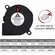 Gdstime 5015 12V Вентилятор, 4500RPM, Hydraulic