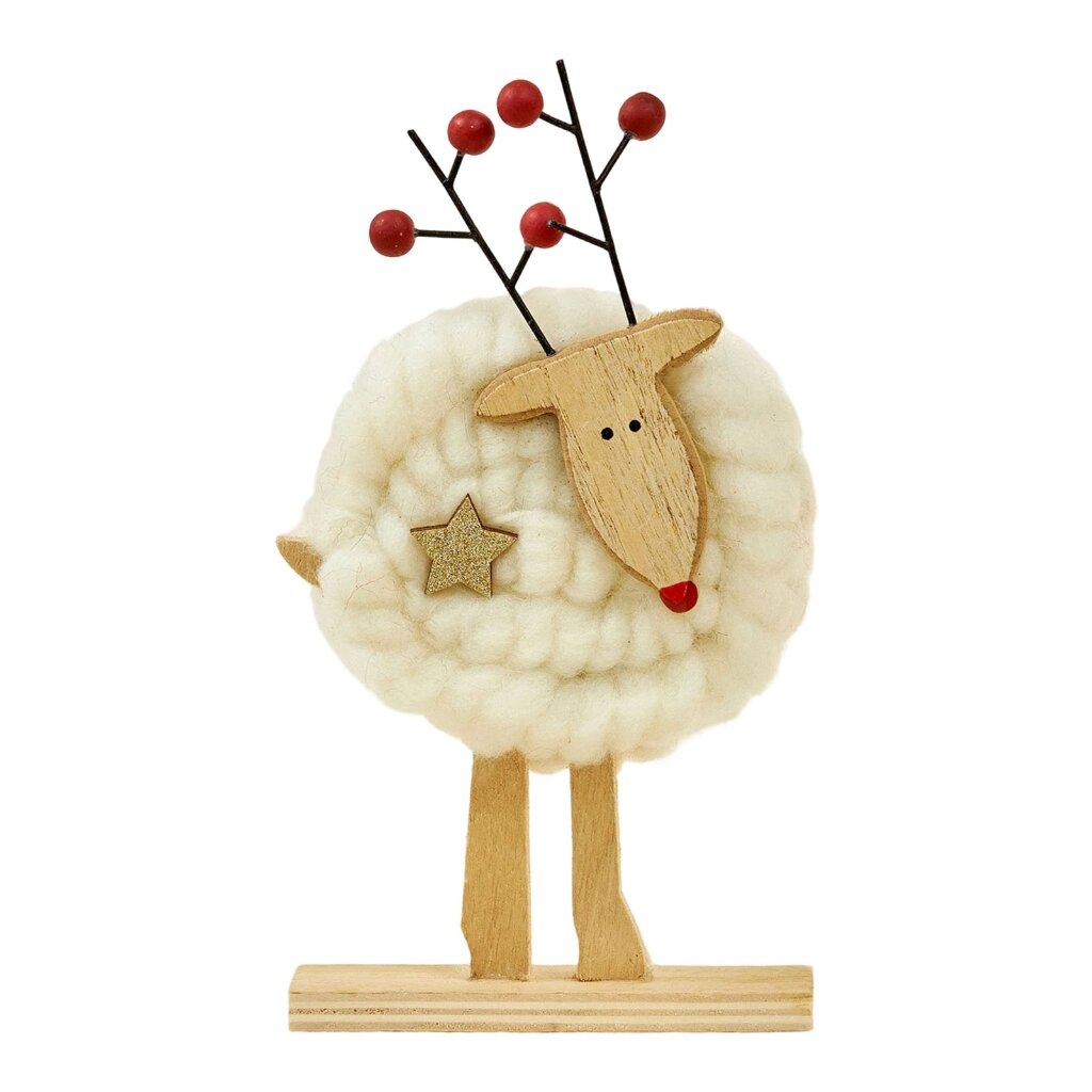 Рождественская елка из шерстяного войлока с лосем, украшение для пожилых людей-E