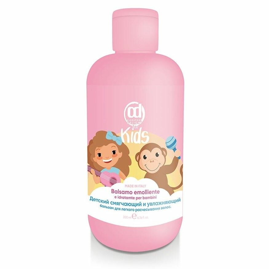 Бальзам увлажняющий, детский, смягчающий для легкого расчесывания волос 200 мл Constant Delight