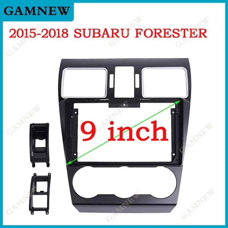 9-дюймовый автомобильный адаптер для Subaru Forester XV WRX Levorg 2013-2018 Android Radio Dash Fitting Panel Kit