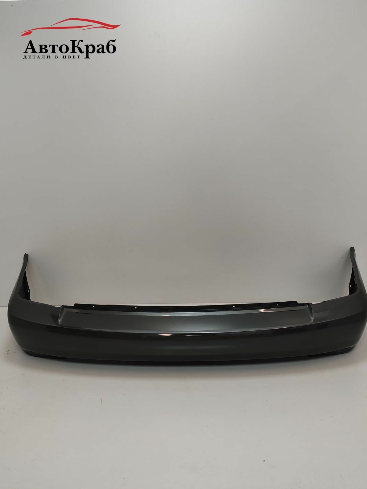 Бампер задний в цвет для Хендай Акцент 1999-2012 г. S10 - GRANIT темно серый