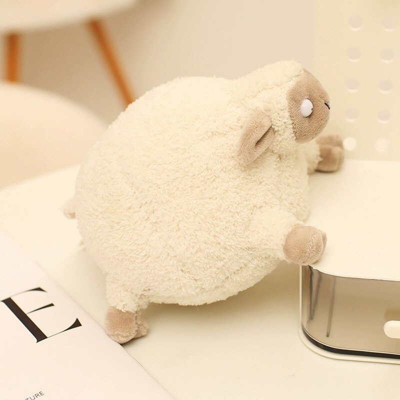 Мягкая игрушка-релаксатор в виде овцы, 14 см, подвесной брелок, аксессуар для стола