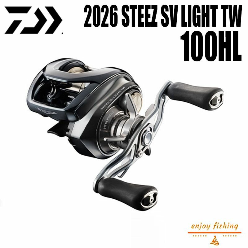 2026 Daiwa STEEZ SV LIGHT TW 100HL мультипликаторная катушка SV система легкий корпус левая рука