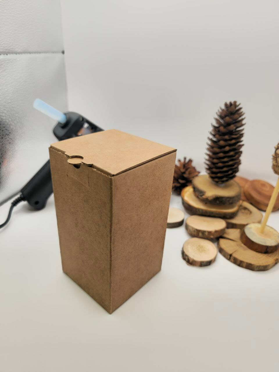 10 шт, 70*70*130 мм, Коробка картонная