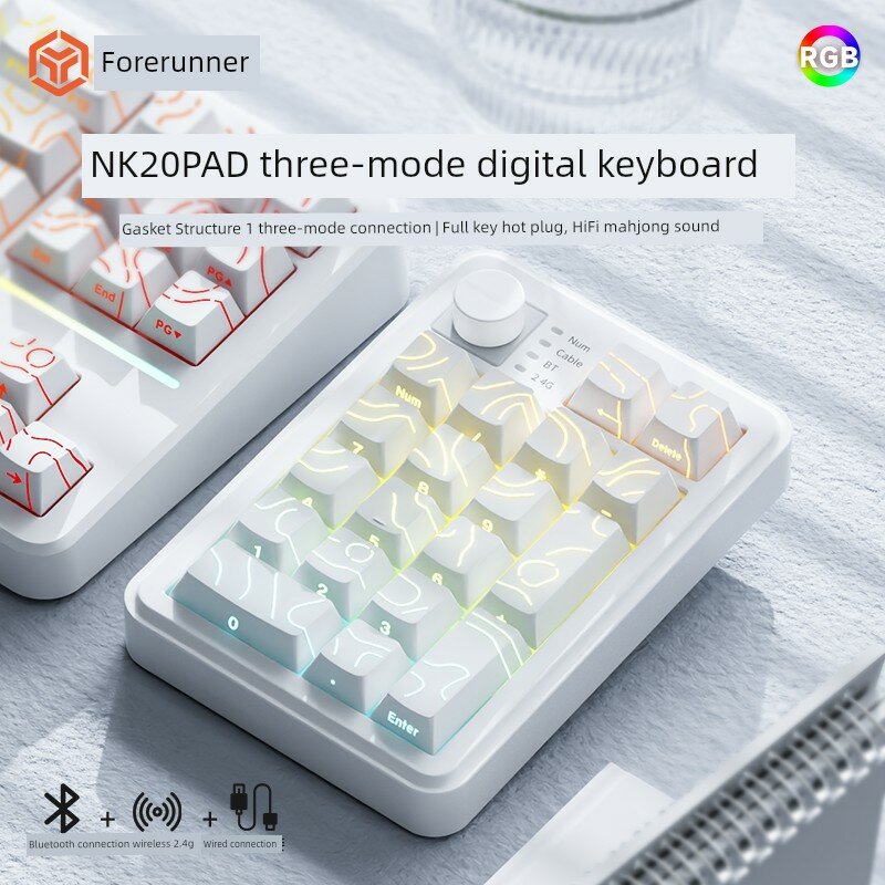 Беспроводная Bluetooth-клавиатура Forerunner X87/NK20PAD для девочек, универсальная для настольных компьютеров, с
