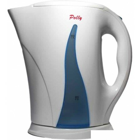 Чайник Polly EK-07, пластик, 2000Вт, 1,7л, открытый нагревательный элемент