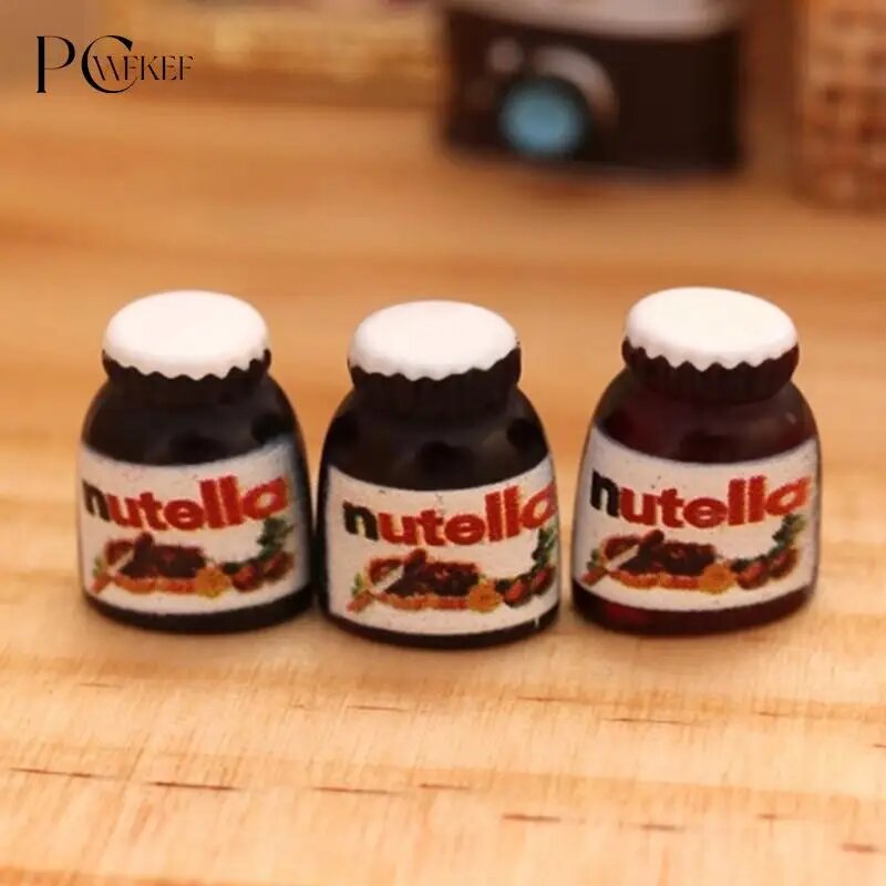 3 шт. 1:12 миниатюрный кукольный домик, модель шоколадного соуса, еда, кухня для куклы, кухонные игрушечные аксессуары, декоративная игрушка для гостиной