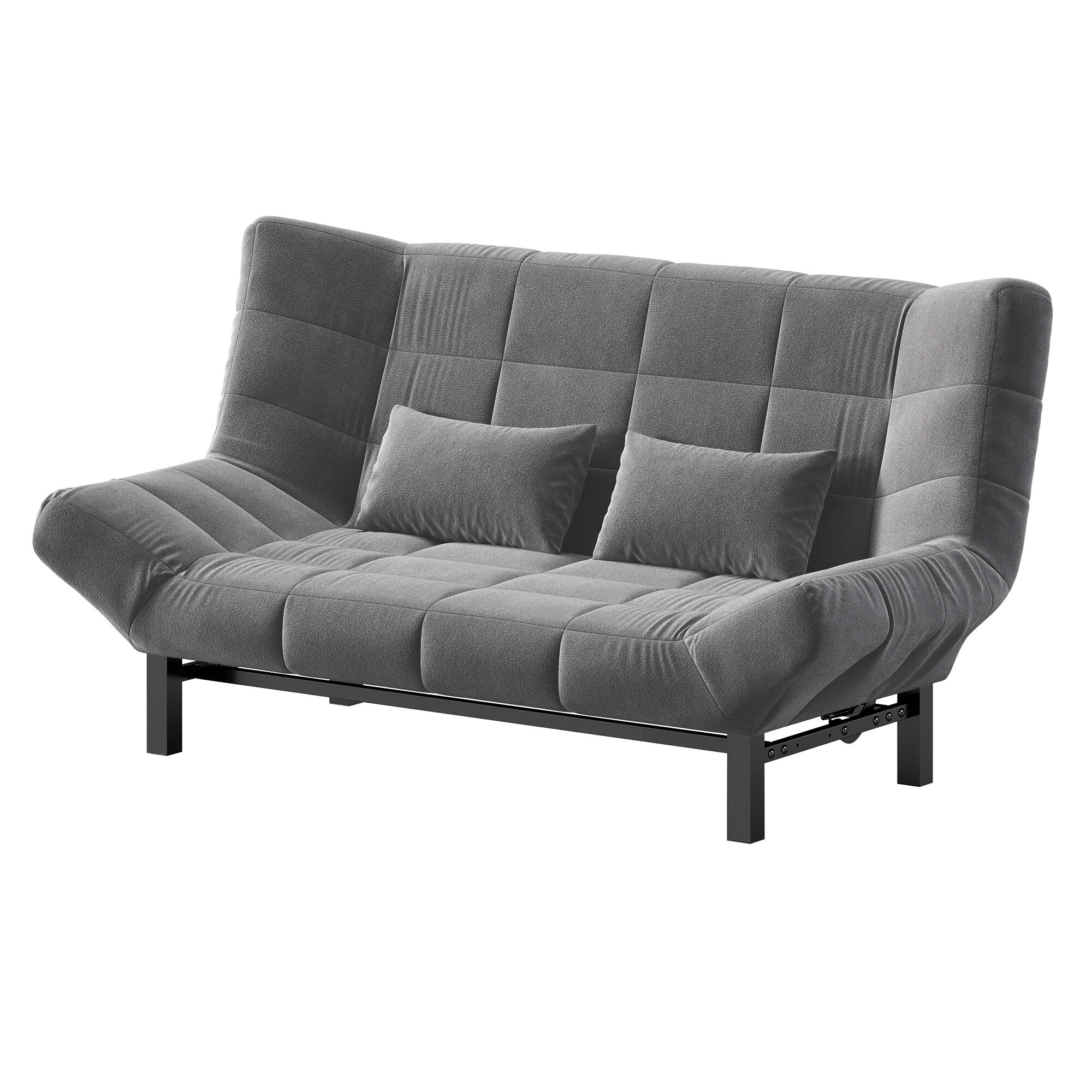 Диван Клик-Кляк Лофт Блэк Антрацит (ППУ)