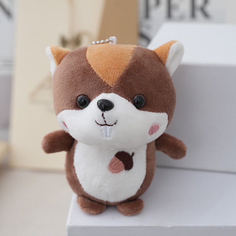 Интернет-хит: плюшевая игрушка-белка с большим хвостом, брелок-белка, украшение для сумки, игрушка для автоматов,