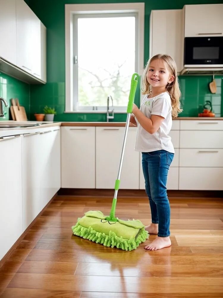 Детский веник, совок для мусора, набор швабр игрушек