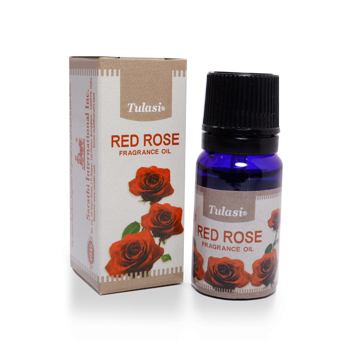 Tulasi RED ROSE Fragrance Oil (Туласи красная роза ароматическое масло), 10 мл.