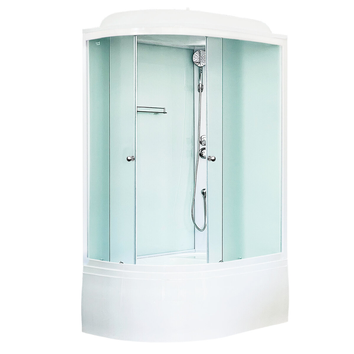 Душевая кабина Royal Bath 8120BK5-WC R белое/матовое