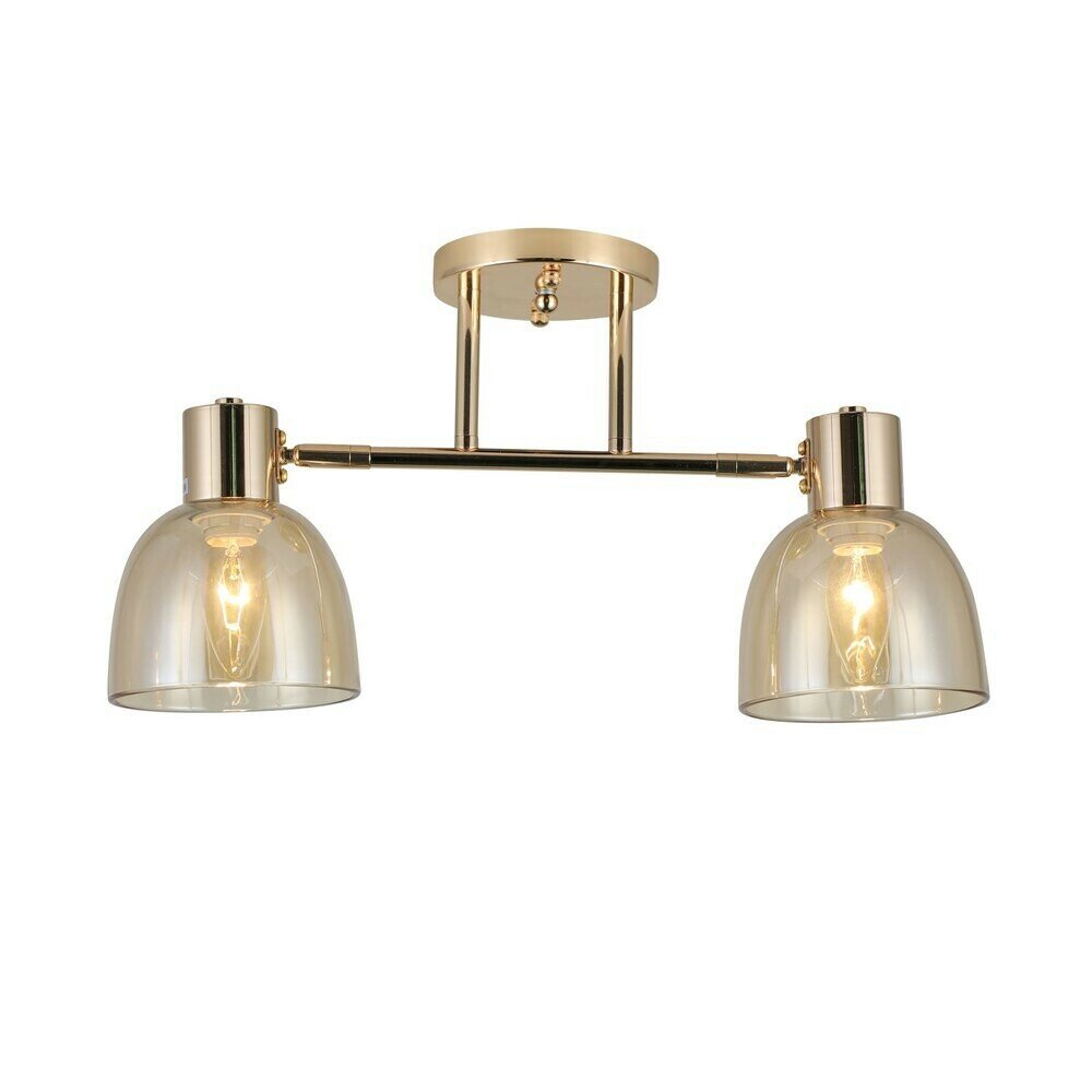 Люстра потолочная Schaffner Lettore E14 80 Вт 12 кв. м (4570-2 GD)