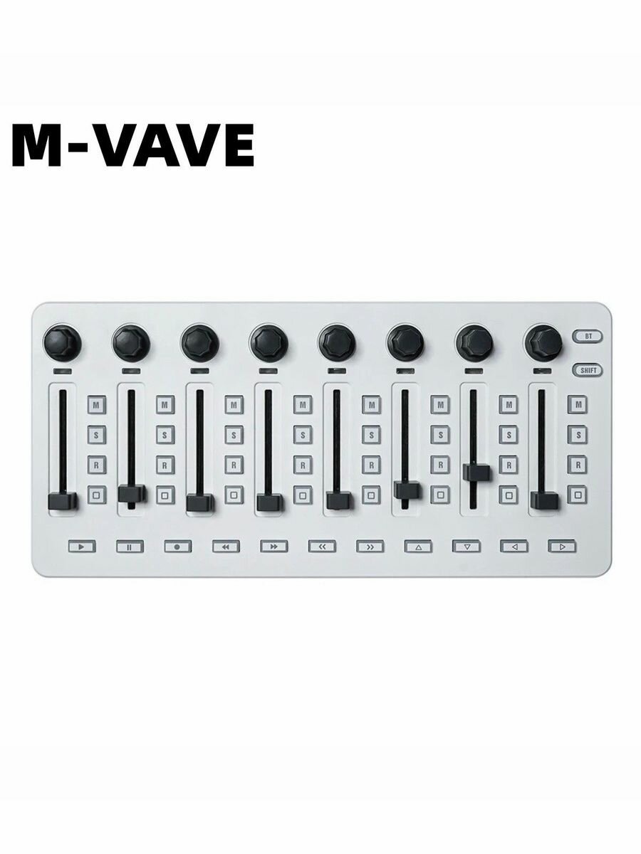 SMC-Mixer беспроводной MIDI-контроллер микшерный пульт подключение перезаряжаемый USB питание Type-C для Windows/Mac/Ios