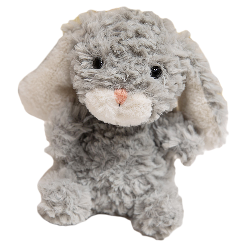 Мягкая плюшевая игрушка-зайчик BIBIG: милый и нежный подарок для девочек Милый и приятный плюшевый зайчик (серый)_15cm