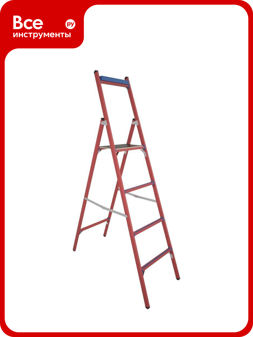 Стеклопластиковая диэлектрическая стремянка с симметричной опорой Диэлектрик ССД-1,5 Д413778