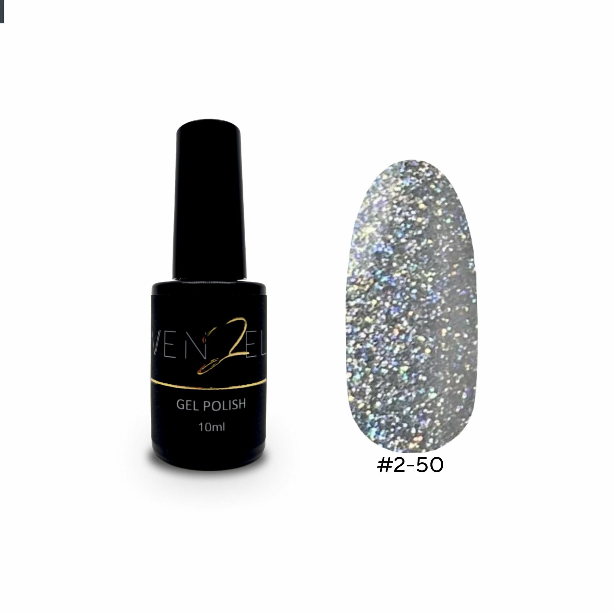 Venzel 2-50 Опал гель-лак для ногтей плотный 10ml
