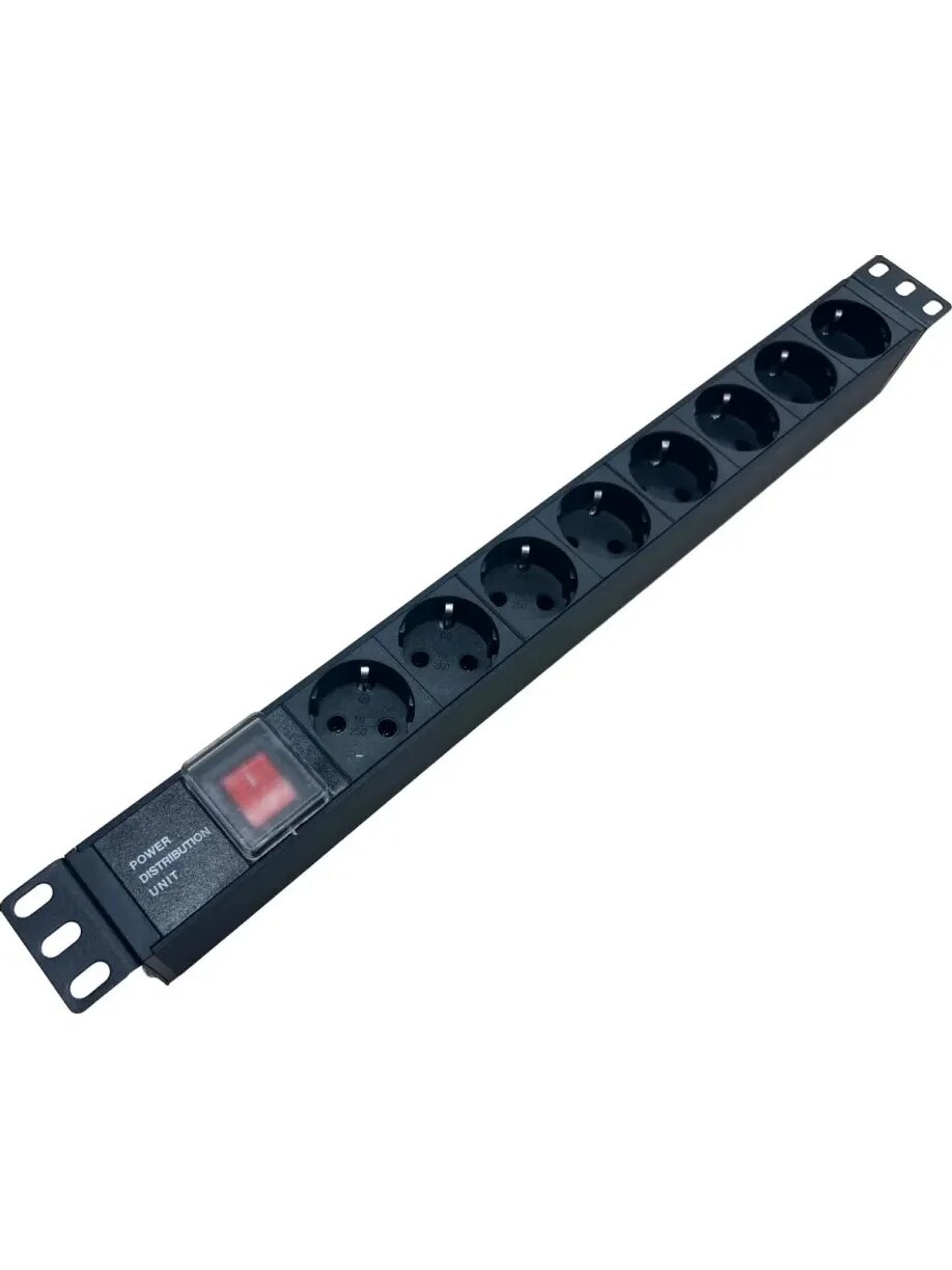 Блок розеток NTSS NTSS-PDU-DA1015 8 розеток, Пластик, Черный