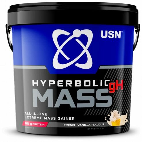 ЮСН Гейнер, USN Hyperbolic Mass, 4000 г, ваниль