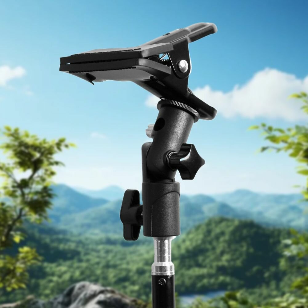 Сверхмощный металлический зажим, держатель отражателя, металлический зажим для светодиодного зонта