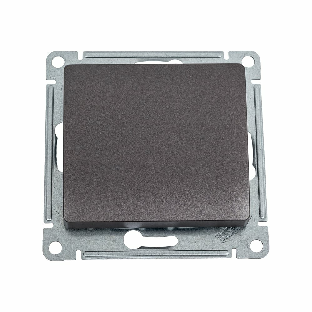 Переключатель Systeme Electric Glossa Графит 1-клавишный, сх.6,10AX SE GSL001361