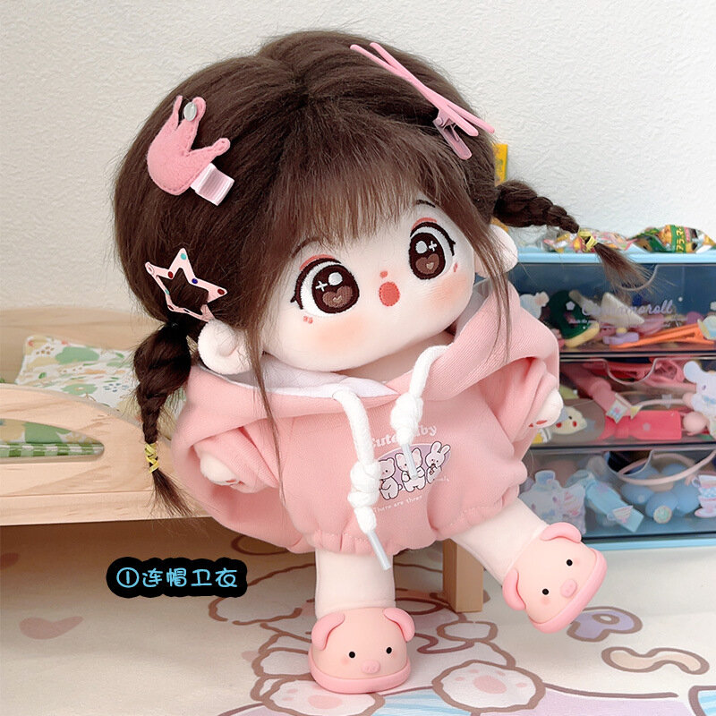 20 см хлопковая кукла девочка с каркасом, одежда для куклы, обнаженная кукла, игрушка для переодевания, подарок, в наличии