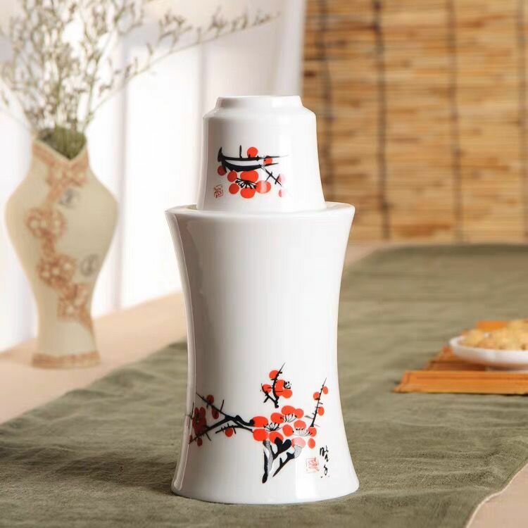 Керамический винный набор с подогревателем вина, винным горшком, винной чашей, подогревателем вина, спиртным стаканом, разделителем вина, подогревателем вина, винной чашей